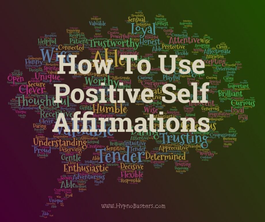 How To Create Positive Self Affirmations - HypnoBusters - FREE GUIDE!!